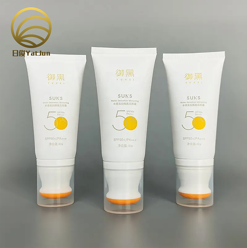 50g cosmetic plastic empty packaging tube for sun cream Tinted ...